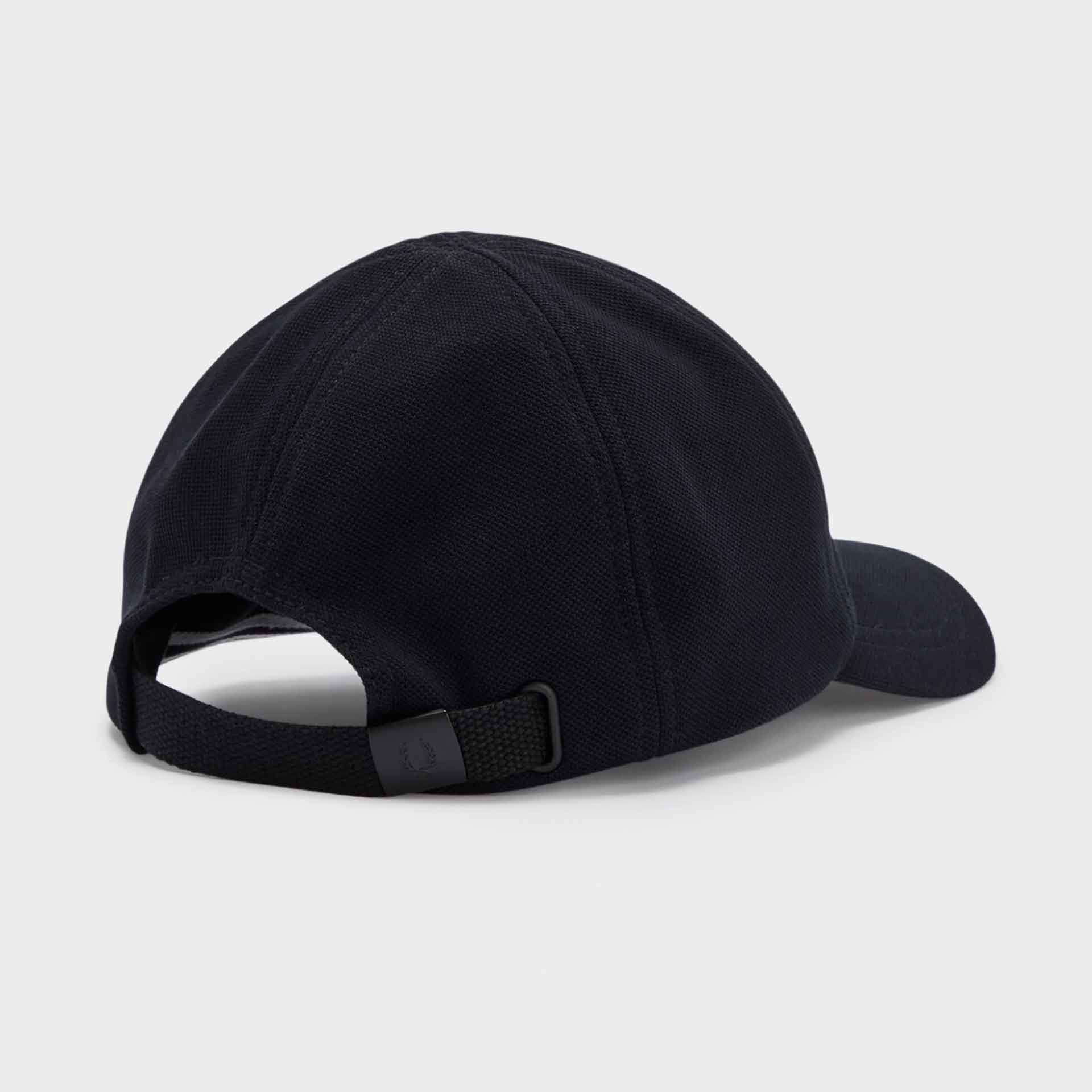 Fred Perry Pique Classic Cap Black